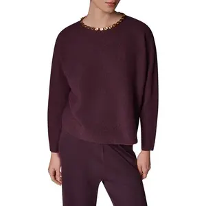 Donna Karan New York Hardware Embellished Sweater - Glazed Fig