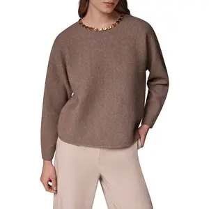 Donna Karan New York Hardware Embellished Sweater - Truffle