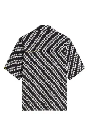 Scotch & Soda Ikat Relaxed Fit Short Sleeve Shirt