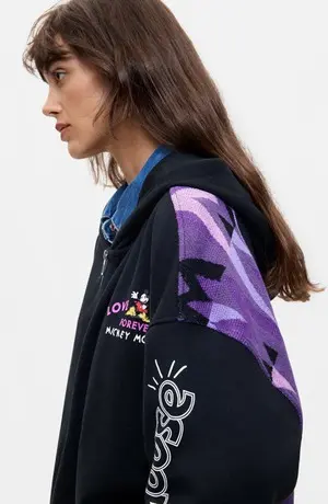 Desigual Mickey Mouse Hooded Sweater