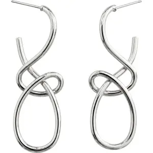 FALLON Sculptural Twist Drop Earrings