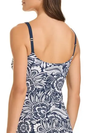 BLEU BY ROD BEATTIE Scoop Neck Tankini Top