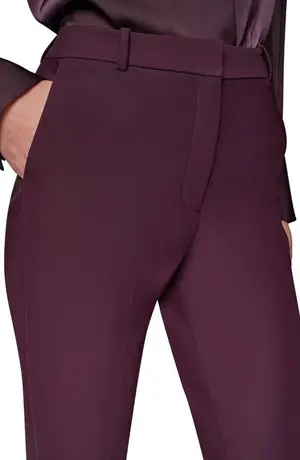 Donna Karan New York Flat Front Straight Leg Pants