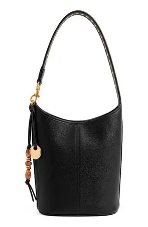 Rebecca Minkoff Delancey Leather Bucket Bag - Black