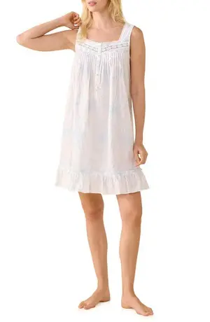 Eileen West Venise Lace Cotton Nightgown