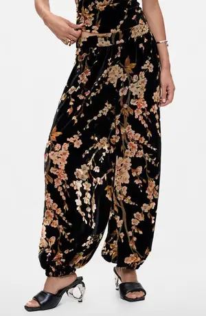Desigual Elastic Hem Trousers - Black