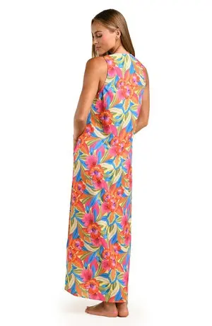 SUNSHINE 79 Tropic Tapestry Maxi Cover-up Dress