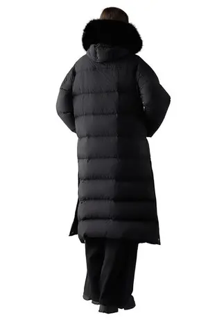 Moose Knuckles Everest Faux Fur Trim 800 Fill Power Down Puffer Coat