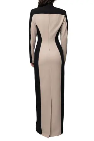 JLUXLABEL Opening Night Contrast Maxi Dress