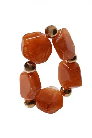JLUXLABEL Lina Resin Bracelet - Orange