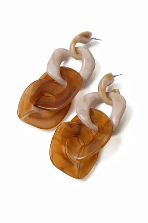 JLUXLABEL Escape Link Earrings