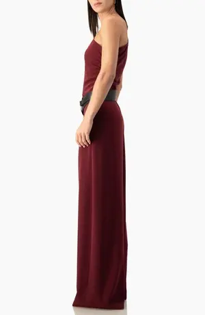 IVONNE Asymmetric One-shoulder Wide-leg Jumpsuit
