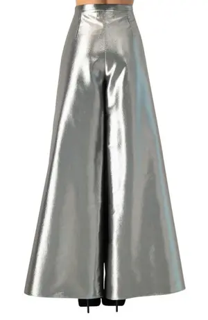 IVONNE Liquid Metallic Palazzo Pants
