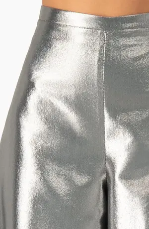 IVONNE Liquid Metallic Palazzo Pants