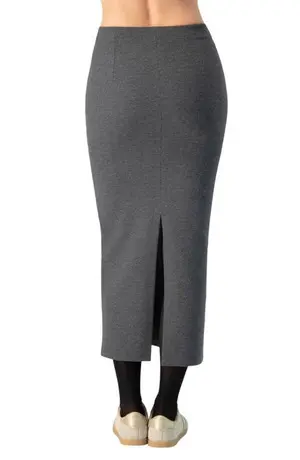 IVONNE Pull-on Jersey Maxi Pencil Skirt