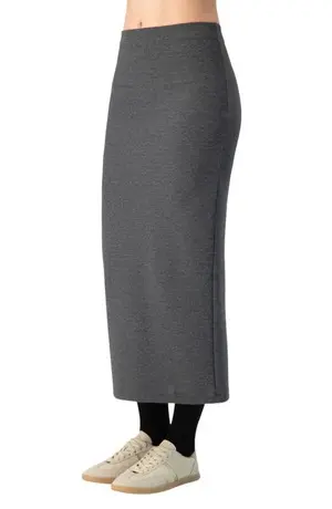 IVONNE Pull-on Jersey Maxi Pencil Skirt