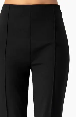 IVONNE Pintuck Slim Stretch Pants