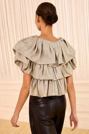 Ulla Johnson Cecile Ruffle Top