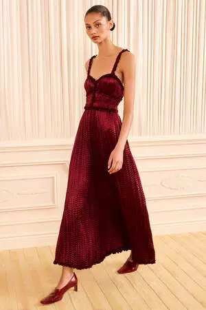 Ulla Johnson Estrella Cami Pleated Dress