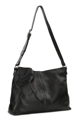PATRICIA NASH Liora Slouchy Leather Hobo - Black