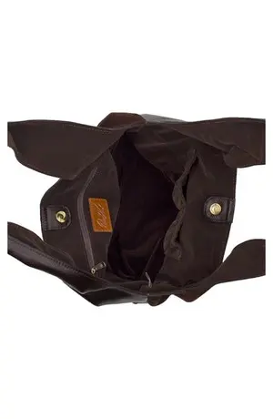 PATRICIA NASH Toni Leather Tote - Chocolate