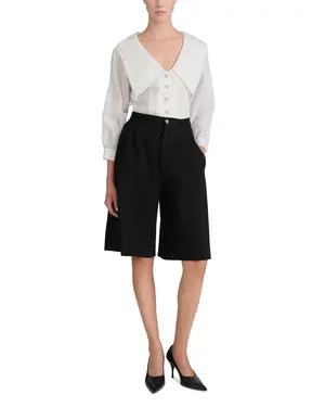 FRAME The Regency Sheer Silk Blend Blouse