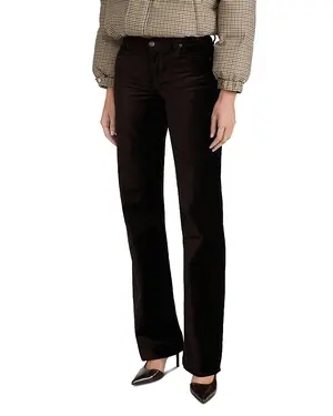 FRAME The Velvet Rodeo Mid Rise Bootcut Jeans - Fudge