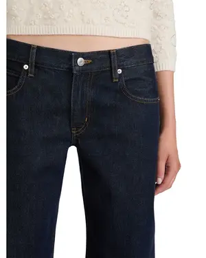FRAME The Cuffed Low Bow Low Rise Jeans