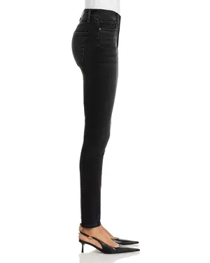 FRAME Le High Midi Rise Skinny Jeans