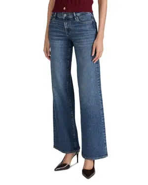 FRAME The Low Rise Slim Palazzo Jeans