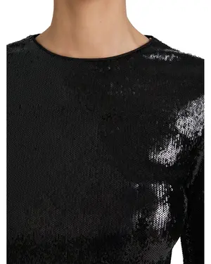 FRAME The Micro Sequin Top