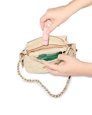 Mz Wallace Mini Crosby Lock Quilted Shoulder Bag - Sand