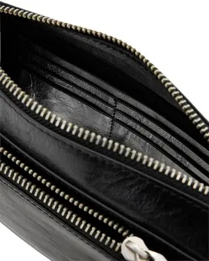 ALLSAINTS Marlo Leather Crossbody Wallet