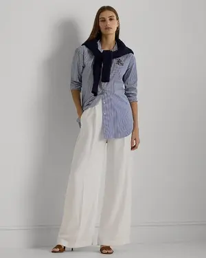 Ralph Lauren Striped Button Front Shirt