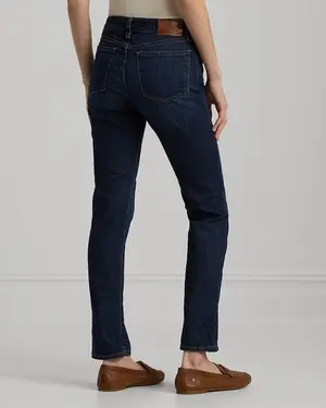 Ralph Lauren Mid Rise Straight Leg Jeans