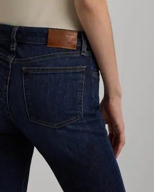 Ralph Lauren Mid Rise Straight Leg Jeans