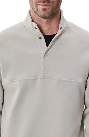 Robert Barakett Luner Rock Half Snap Sweater