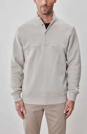 Robert Barakett Luner Rock Half Snap Sweater