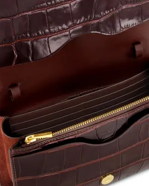 Vince Athene Embossed Leather Wallet Crossbody