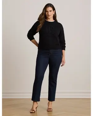 Ralph Lauren Combed Cotton Embroidered Logo Sweater