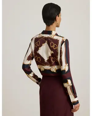 Ralph Lauren Classic Fit Equestrian-print Twill Shirt