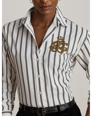 Ralph Lauren Relaxed Fit Striped Cotton Shirt