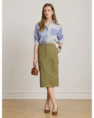 Ralph Lauren Relaxed Fit Striped Broadcloth Shirt