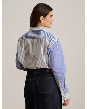 Ralph Lauren Relaxed Fit Striped Broadcloth Shirt