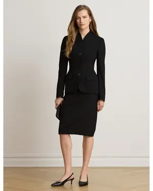 Ralph Lauren Crepe Pencil Skirt