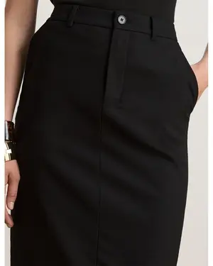 Ralph Lauren Crepe Pencil Skirt
