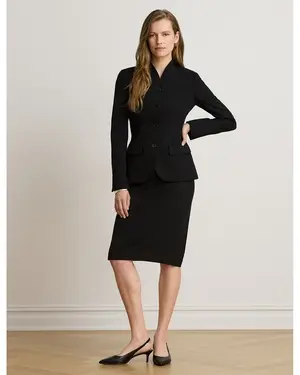 Ralph Lauren Crepe Pencil Skirt