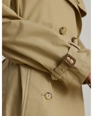 Ralph Lauren Double Breasted Cotton Trench Coat
