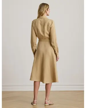 Ralph Lauren Belted Linen Shirtdress