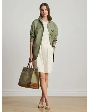 Ralph Lauren Linen Blend Twill Field Jacket